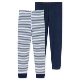Schiesser Jungen Lange Unterhose "95/5", Gr. 104, bunt, Single Jersey, Obermaterial: 95% Baumwolle, 5% Elasthan, gemustert, unifarben, Unterhosen,