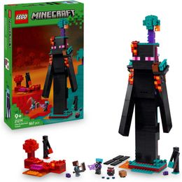 Lego Kinder Konstruktionsspielsteine "Der Enderman-Turm (21279), Lego Minecraft", bunt, Kunststoff, Spielbausteine, Made in Europe