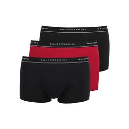 Baldessarini Herren Boxer "Monaco", Gr. 4, schwarz, Single Jersey, Obermaterial: 95% Baumwolle, 5% Elasthan, unifarben, Unterhosen, Breiter Bund,