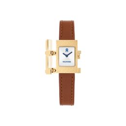 Tommy Hilfiger Damen Quarzuhr "TH85"braun, Armbanduhren, Armbanduhr, Damenuhr, Lederarmband, analog