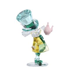 Swarovski Dekofigur "Kristall Sammelfigur Alice Mad Hatter Der verr&uuml;ckte Hutmacher", B/H/T: 5,9cm x 10,1cm, bunt, Swarovski Kristall, B:5,9cm
