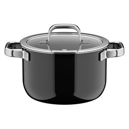 WMF Kochtopf "Fusiontec Mineral Pro", 3,7 l + &Oslash; 20cm + H&ouml;he 19cm, schwarz, T&ouml;pfe, kratzfeste Oberfl&auml;che, w&auml;rmereduzierende Hohlgriffe, Made in Germany