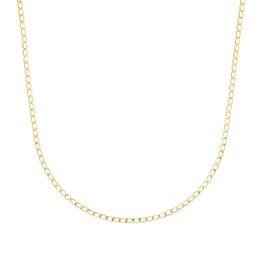 Amor Damen Collierkettchen, Gelbgold 375, L: 50 B: 2,2mmgelbgoldfarben, Gelbgold 375, B:2,2mm, Halsketten