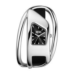 Diesel Damen Quarzuhr "WRAP-D"schwarz, Armbanduhren, Armbanduhr, Damenuhr, Lederarmband, analog