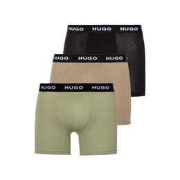HUGO UNDERWEAR Herren Boxer "BOXERBR TRIPLE", Gr. S, bunt, Jersey, Obermaterial: 95% Baumwolle, 5% Elasthan, unifarben, Unterhosen, mit elastischem