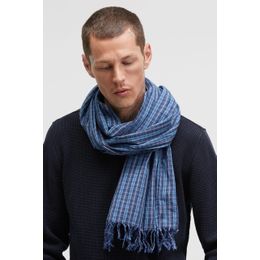 CAMP DAVID Damen Strickschalflight blau, Material: 100% Baumwolle, Modetücher