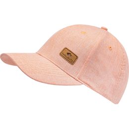 Chillouts Herren Baseball Cap "Amadora Hat", rot, meliert, Kunstfaser, Caps, aus atmungsaktivem Material mit geschwungenem Schirm & verstellbar