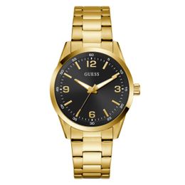 Guess Damen Quarzuhr "EASTON"goldfarben, Armbanduhren, Armbanduhr, Herrenuhr, Edelstahlarmband