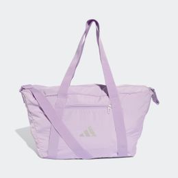 Damen Sporttasche "ADIDAS SP BAG", adidas Performancepowder plum, silber metallic, Obermaterial: 100% Polyester, Taschen, Fitness Sporttasche