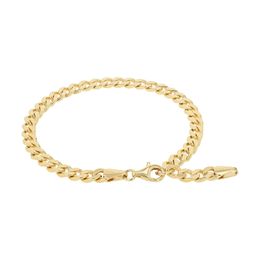 Amor Damen Panzerarmband, 21cm, Silber 925 (Sterlingsilber), gold, Silber 925 (Sterlingsilber), Armb&auml;nder