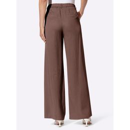 Heine Damen Webhoseschoko, Gr. 36, unifarben, 100% Lyocell, Hosen