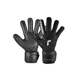 Reusch Damen Torwarthandschuhe "Attrakt Freegel Infinity Finger Support", schwarz, Gr. 8,5, mehrfarbig, 56% Elastodien, 30% Polyester, 8%