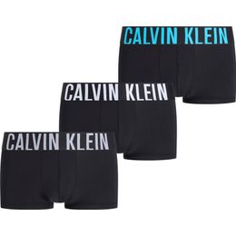 Herren Trunk "LOW RISE TRUNK 3PK", Calvin Klein Underwear, Gr. XXL, weiß, Jersey, Obermaterial: 88% Polyester, 12% Elasthan, kontrastfarbene Details,