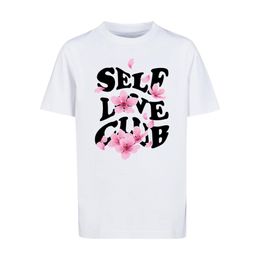 Mister Tee T-Shirt 'Self Love Club' Jungen Gr&ouml;&szlig;e 110/116 rosa / schwarz / wei&szlig;