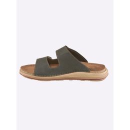 Franken Schuhe FRANKEN-SCHUHE Herren Pantolette, Gr. 43grau, Lederimitat, Schuhe