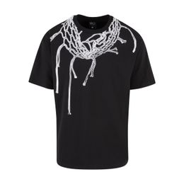 K1x Damen T-Shirt "K1x Herren KXM241-012-1 K1x Net Tee"schwarz, Gr. S, bedruckt, 100% Baumwolle, Shirts