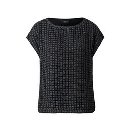 s.Oliver Bluse Damen Gr&ouml;&szlig;e XXS schwarz / silber