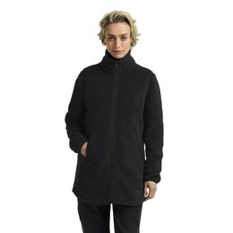 Jack Wolfskin Damen Funktionsmantel "HIGH CURL COAT W", schwarz, Gr. XL, Obermaterial: 100% Polyester, M&auml;ntel, W&auml;rmend, winddicht, &Uuml;bergangsjacke