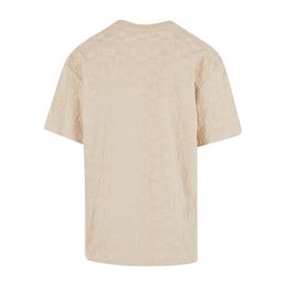 Karl Kani Damen T-Shirt "Karl Kani Og Aop Terry Cloth T-Shirt"beige, Gr. L, bedruckt, 100% Baumwolle, Shirts