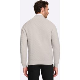 Marco Donati Herren Strickjacke, beige, Gr. 50, 100% Baumwolle, Strickjacken