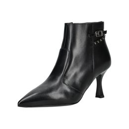 Nero Giardini Damen High-Heel-Stiefelette "Nero Giardini Stiefelette Leder", Gr. 39, schwarz, Leder, Schuhe