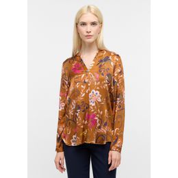 Eterna Damen Longbluse "LOOSE FIT"curry, Gr. 46, 100% Viskose, Blusen