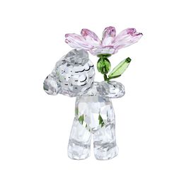Swarovski Dekofigur "Kristallfigur Sammelfigur Kris B&auml;r Ein G&auml;nsebl&uuml;mchen f&uuml;r Dich", B/H/T: 3,4cm x 5cm, bunt, Metall, Swarovski Kristall, B:3,4cm