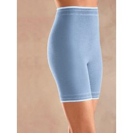Conta Damen Lange Unterhose, Gr. 42, blau, 70% Schurwolle, 30% Viskose, Unterhosen