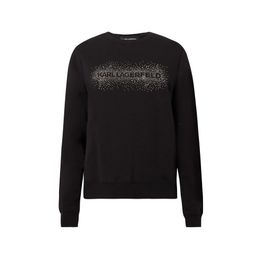 K by KARL LAGERFELD Karl Lagerfeld Sweatshirt Damen Gr&ouml;&szlig;e L schwarz / silber