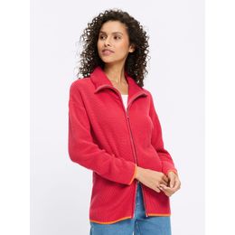 Heine Damen Strickjackepink, Gr. 38, unifarben, 100% Baumwolle, Strickjacken