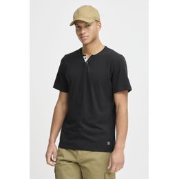 Blend Damen T-Shirt "BHMBHOLEY"schwarz, schwarz, Basic, Gr. M, unifarben, 50% Baumwolle, 50% Polyester, Shirts, Klassisches Grandad T-Shirt
