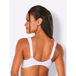 w&auml;schepur W&Auml;SCHEPUR Damen B&uuml;gel-BH, Gr. 80, wei&szlig;, 76% Baumwolle, 18% Polyamid, 6% Elasthan, BHs