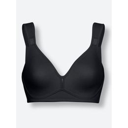 w&auml;schepur W&Auml;SCHEPUR Damen Soft-BH, Gr. 90, schwarz, 43% Polyester, 30% Polyamid, 23% Baumwolle, 4% Elasthan, BHs