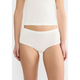 Sloggi Damen High-Waist-Slip "GO Sense", Gr. S, wei&szlig;, Single Jersey, Obermaterial: 89% Modal, 11% Elasthan, Unterhosen, Santoni Rundstrick