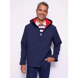 CLASSIC Herren Softshelljackemarine, Gr. 52, unifarben, 94% Polyester, 6% Elasthan, Jacken