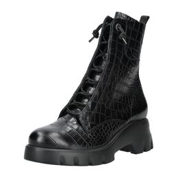 Paul Green Damen Schn&uuml;rstiefelette "Paul Green Stiefelette Glattleder", Gr. 38, schwarz, Glattleder, Schuhe