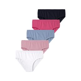 Vivance M&auml;dchen Slip, Gr. 122, bunt, Jersey, Obermaterial: 95% Baumwolle, 5% Elasthan, unifarben, Unterhosen, unifarben, Baumwollmischung