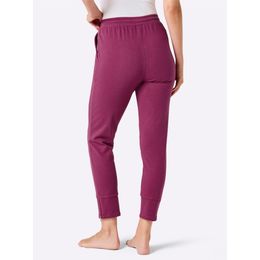 feel good Damen Jerseyhose, Gr. 24malve, 95% Baumwolle, 5% Elasthan, unifarben, Hosen