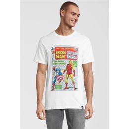 Recovered Damen T-Shirt "Marvel Tales Of Suspense", wei&szlig;, Gr. L, bedruckt, 100% Baumwolle, Shirts, mit angesagten Marvel Comics Cover-Print