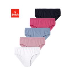 Vivance M&auml;dchen Slip, Gr. 134, bunt, Jersey, Obermaterial: 95% Baumwolle, 5% Elasthan, unifarben, Unterhosen, unifarben, Baumwollmischung