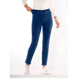 Casual Looks Damen Bequeme Jeans, blau, Gr. 20, unifarben, 80% Baumwolle, 19% Polyester, 1% Elasthan, Jeans