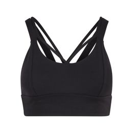 Urban Classics Damen Sport-BH "Urban Classics Ladies Sports Bra crossed", Gr. Sschwarz, 80% Nylon, 20% Elasthan, BHs