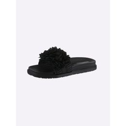 Siebi&acute;s Badepantolette SIEBI`S, Damen, Gr. 38, schwarz, Synthetik, Schuhe