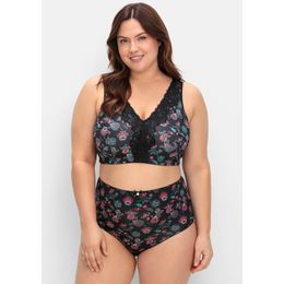 sheego Damen B&uuml;gelloser BH, Gr. 115, gr&uuml;n, 95% Baumwolle, 5% Elasthan, BHs