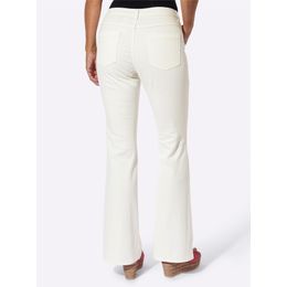 Inspirationen Damen 5-Pocket-Jeanswei&szlig;, Gr. 38, unifarben, 98% Baumwolle, 2% Elasthan, Jeans