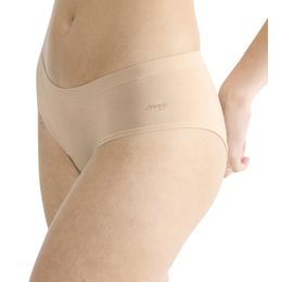 Sloggi Damen Hipster "GO Sense", Gr. Lpeanut butter, Single Jersey, Obermaterial: 88% Modal, 12% Elasthan, Unterhosen, superweicher Modalmix, flache