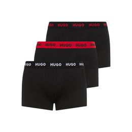 HUGO UNDERWEAR Damen Trunk "TRUNK TRIPLET PACK", Gr. XLopen miscellaneous 010, Jersey, Obermaterial: 95% Baumwolle, 5% Elasthan, Unterhosen, mit