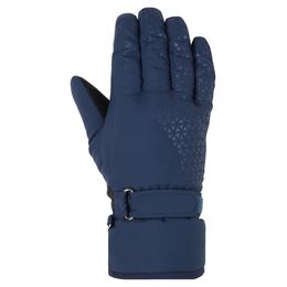 Ziener Damen Skihandschuhe "KISAR-Z AQUASHIELD DAMEN", blau, Gr. 8,5, Polyester, Handschuhe, wasserdicht, winddicht, atmungsaktiv, warm, weiches