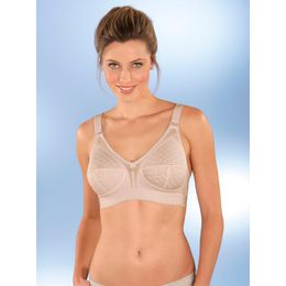 Sassa Mode SASSA Damen B&uuml;gelloser BH, Gr. 95, beige, 89% Polyester, 11% Elasthan, Futter und Wattierung:100% Polyester, Jaquard:92% Polyester, 8% Elasthan, BHs