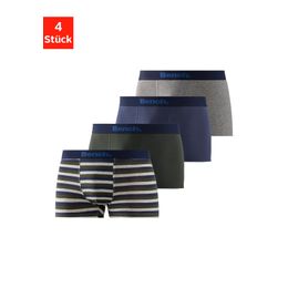 Bench. Herren Boxer "Boxershorts f&uuml;r Herren", Gr. XL, bunt, Jersey, Obermaterial: 95% Baumwolle, 5% Elasthan, gestreift, unifarben, Unterhosen,